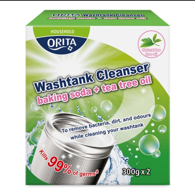 Orita Washtank Cleanser baking soda & tea tree oil 300g x 2 ...