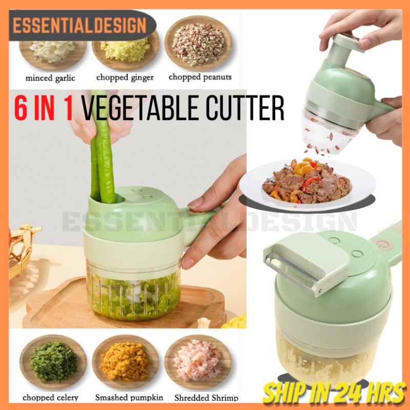 READY 6 IN 1 Multifunctional Wireless Electric Chopper Blender Mincer ...
