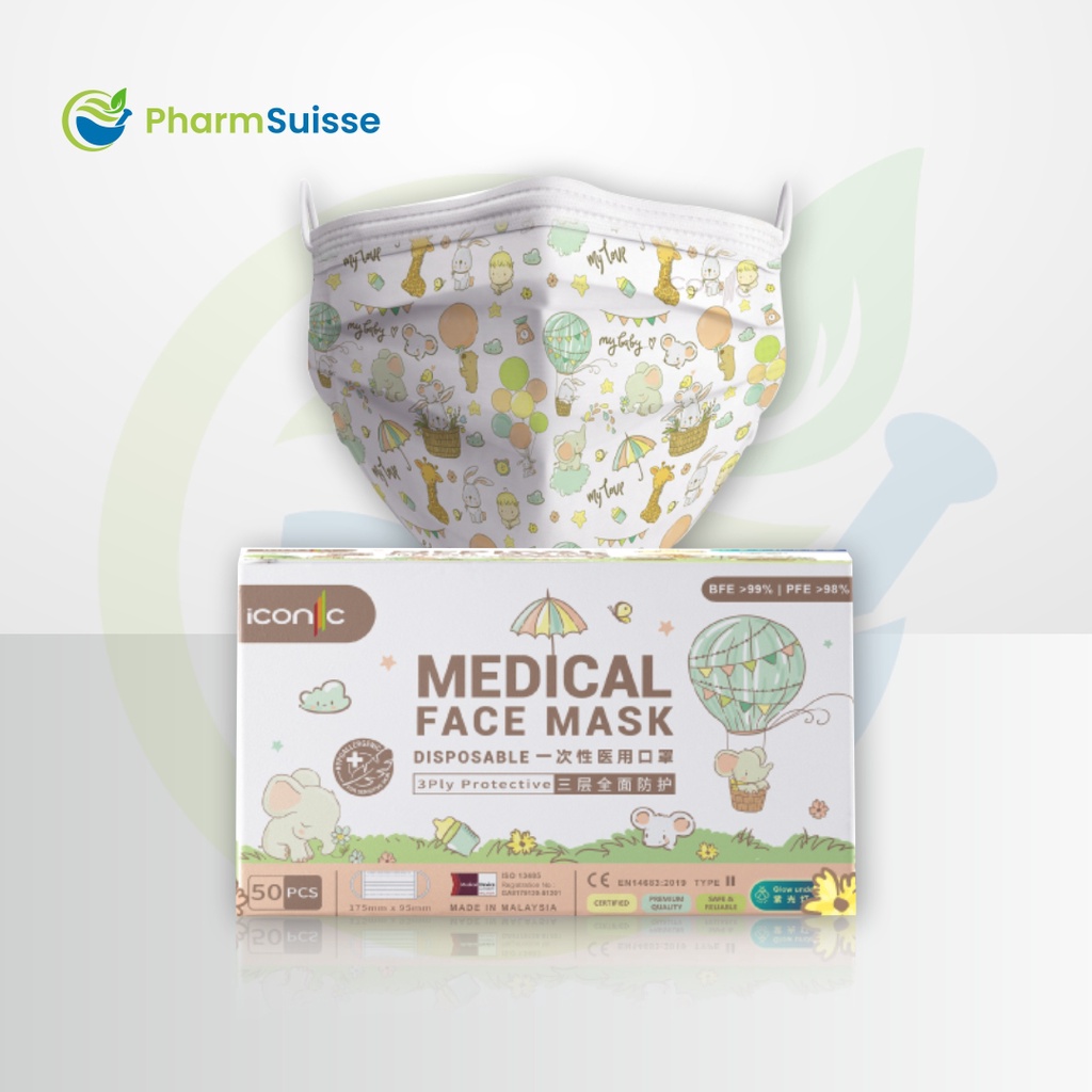 [LUMINOR SERIES] ANIMAL PARTY ICONIC MEDICARE FACE MASK ADULT MEDICAL ...