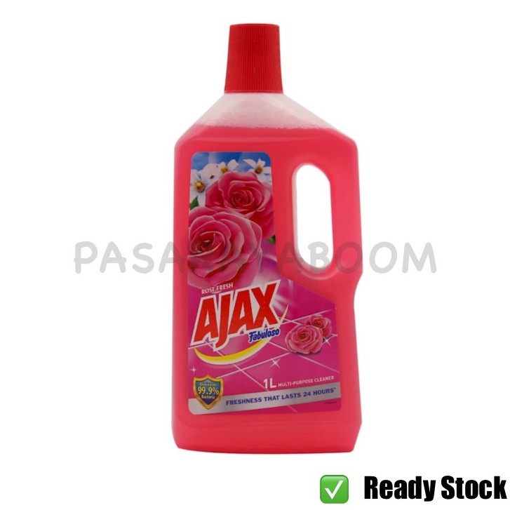 AJAX Multipurpose Cleaner - Rose Fresh (1L) | Shopee Malaysia