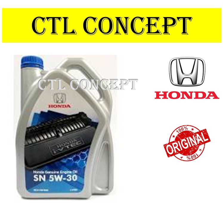 Honda SN 5W-30 Original Engine Oil Semi Synthetic 5W30 | Shopee Malaysia