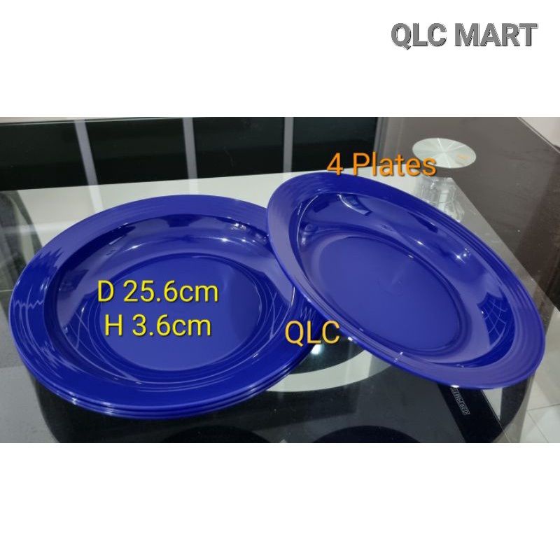 Tupperware Plate Collection (4pcs) | Shopee Malaysia