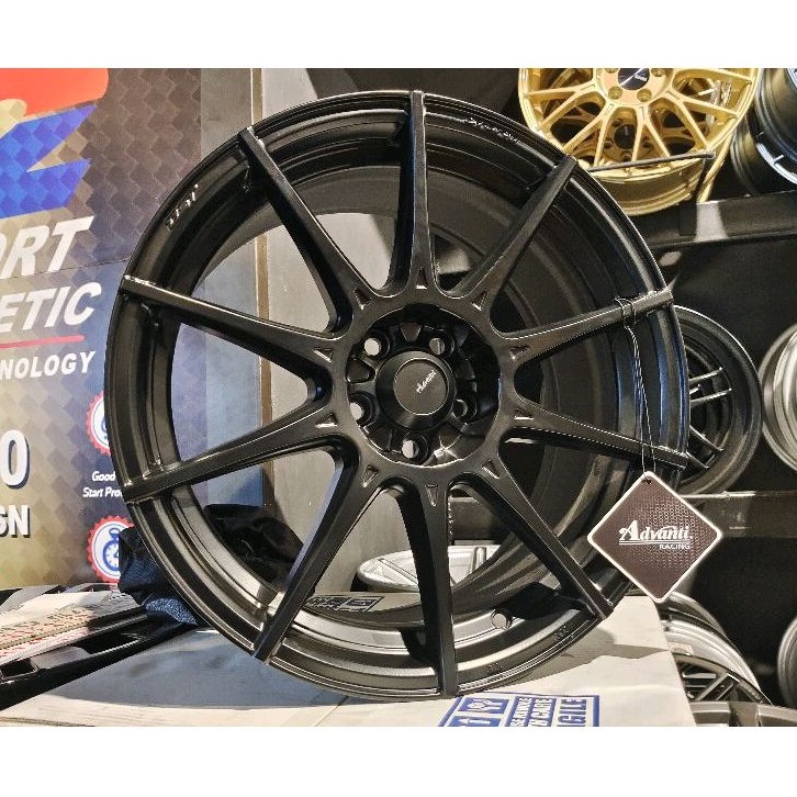 NEW RIM 17 5X100 ORI ADVANTI STORM S1 SUBARU BRZ GT86 WISH CALDINA ...