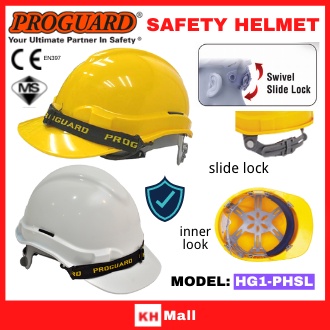 PROGUARD Safety Helmet //Industrial Safety Helmet Protection // Topi ...