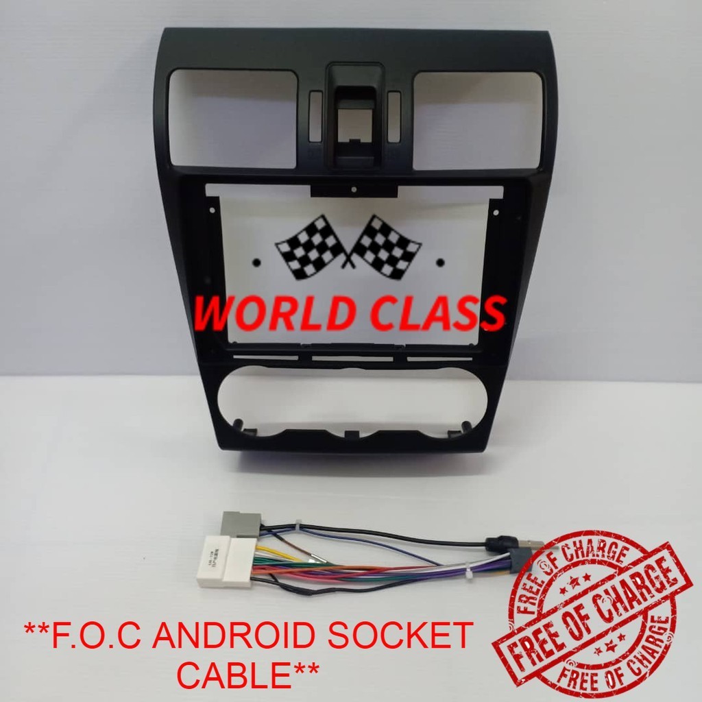 SUBARU FORESTER/ XV 2013-2019 9" ANDROID CASING (FREE PLUG AND PLAY ...