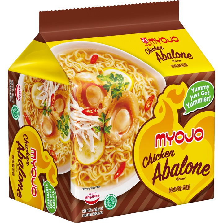Myojo Instant Noodles - Chicken Abalone Flv 79G x 5 Pkts | Shopee Malaysia