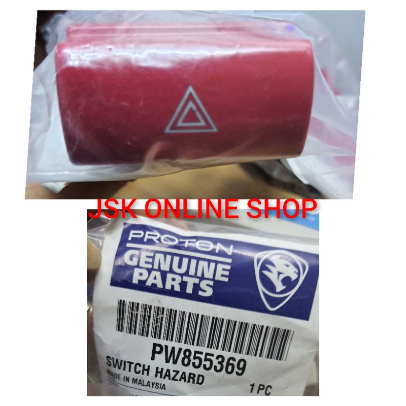 PROTON SAGA BL DOUBLE SIGNAL SWITCH/HAZARD EMERGENCY SWITCH PW855369 ...
