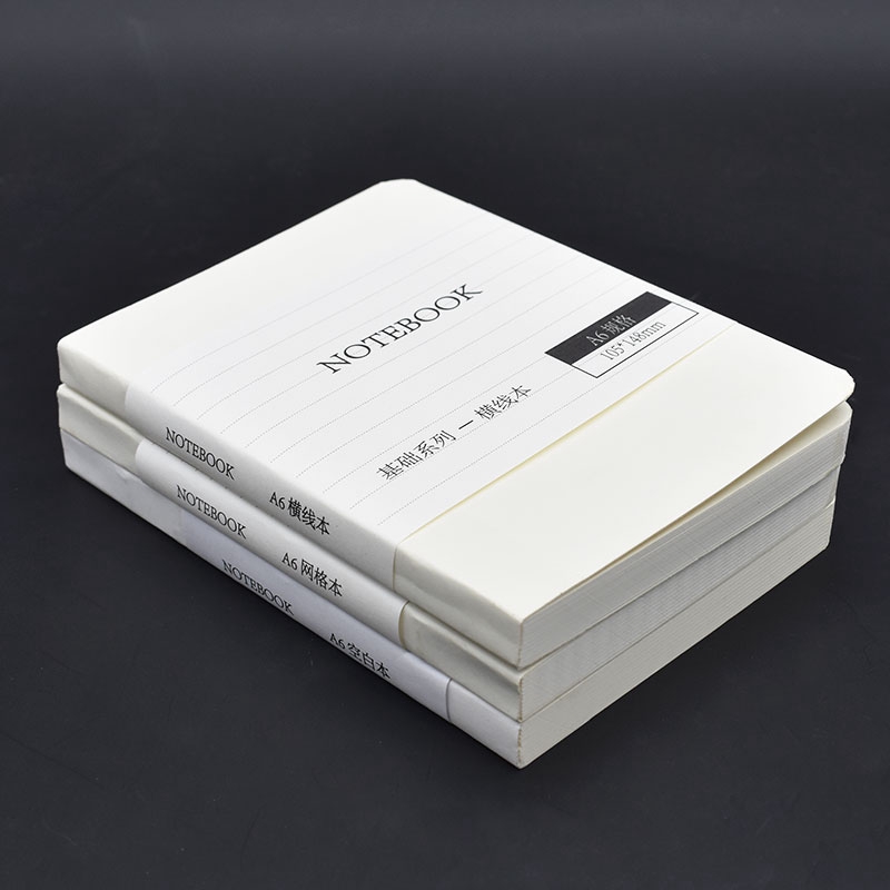 Standard journal A6 Notebook hard paper cover, 160 pages, lined/blank ...