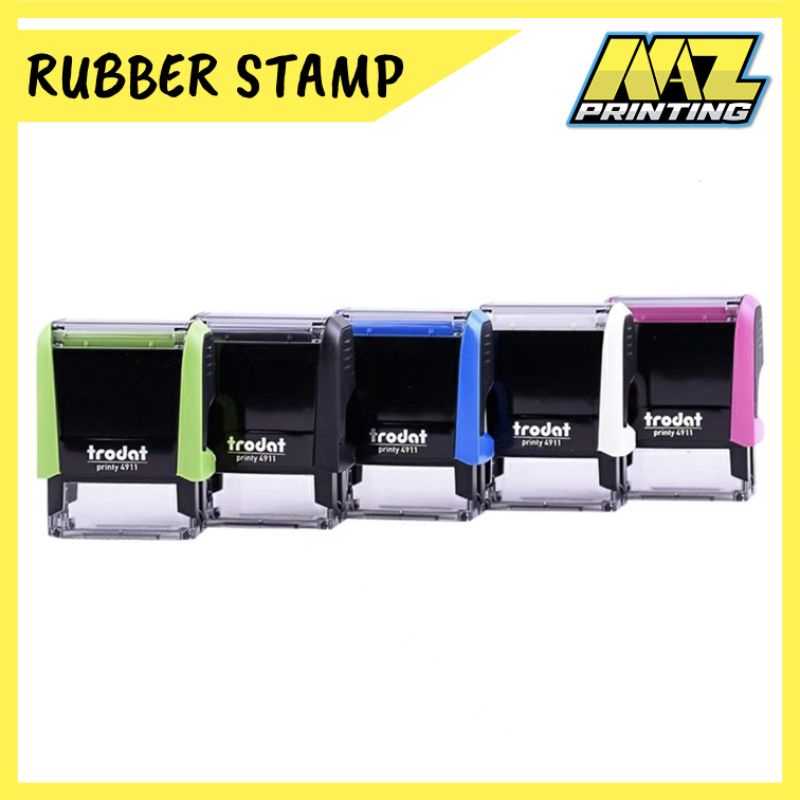 Rubber Stamp Self Ink Stamp MURAH | Shopee Malaysia
