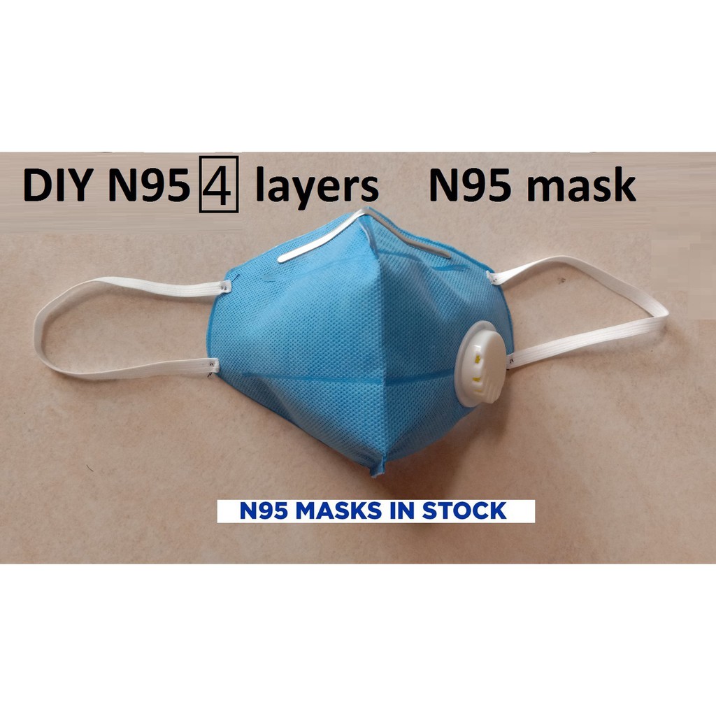 [Buy 4 free 1]Dust Mask Respirator Gas Mask Normal Basic N95 Anti- haze ...