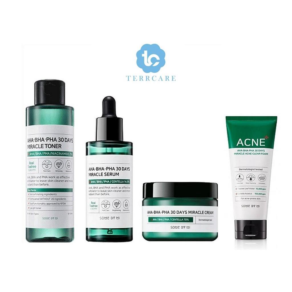 SOMEBYMI AHA-BHA-PHA 30 Days Miracle Toner / Serum / Cream / Acne Foam ...