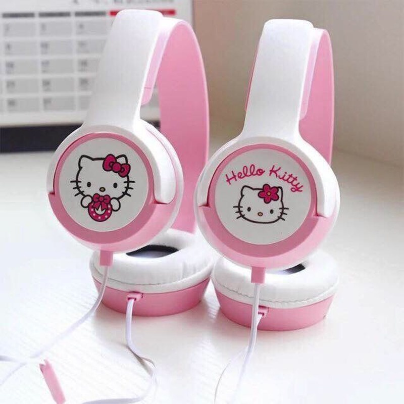 NEW!! Over-The-Ear Headphones Fashion Hello Kitty AY-9 3.5mm Headsets ...