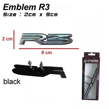 Proton R3 Front Grille OEM Emblem Logo (black) | Shopee Malaysia