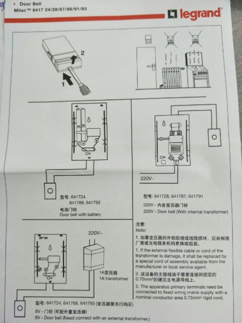 Legrand Doorbell Wiring Diagram - Wiring Digital and Schematic