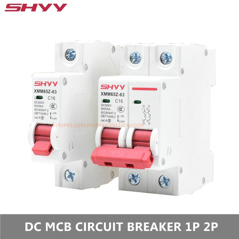 DC MCB Circuit Breaker For Solar PV System Photovoltaic Cell Air Switch ...
