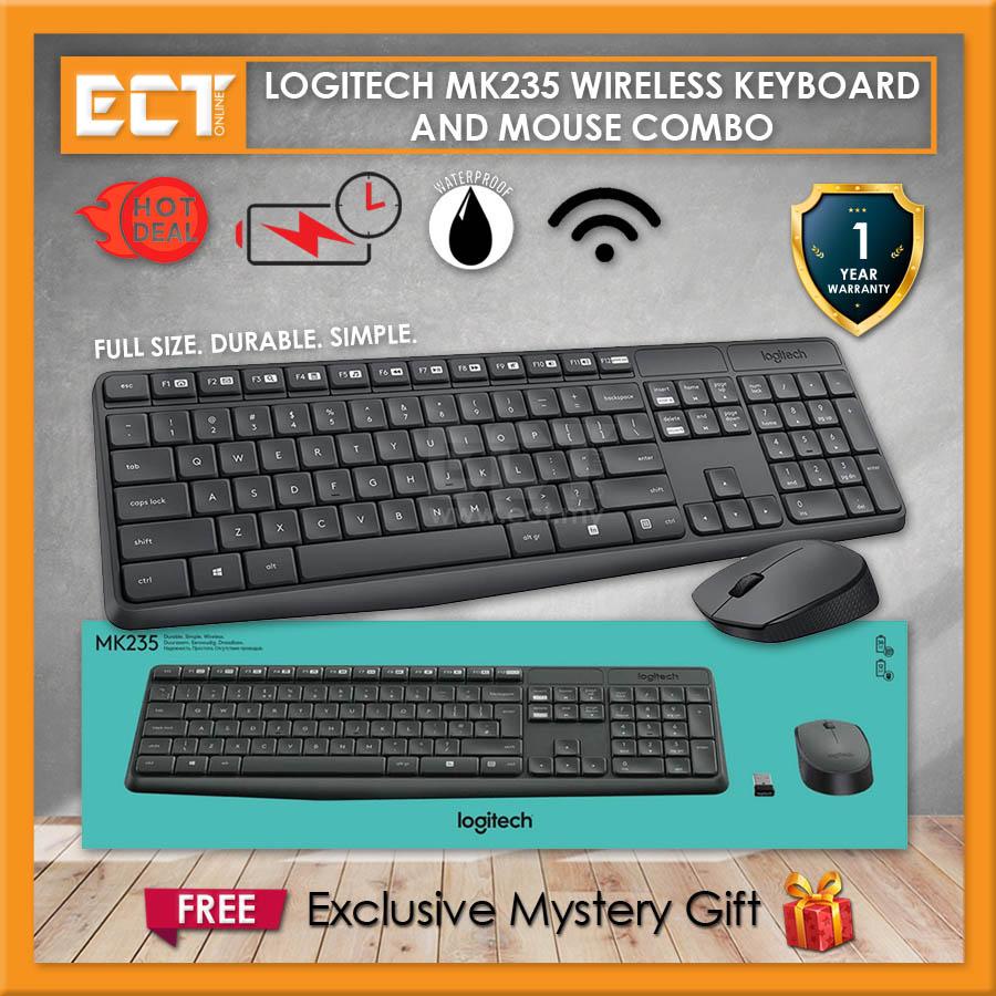 🔥logitech Mk235 Wireless Keyboard And Mouse Combo Shopee Malaysia