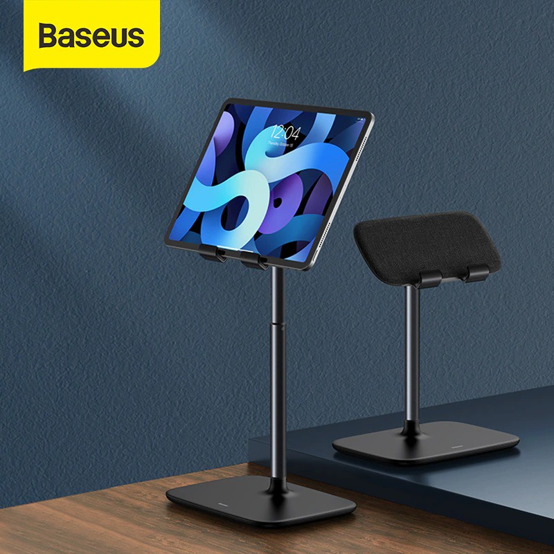 BASEUS Tablet Desk Stand Adjustable Desktop Phone Holder For Tablet Pad ...