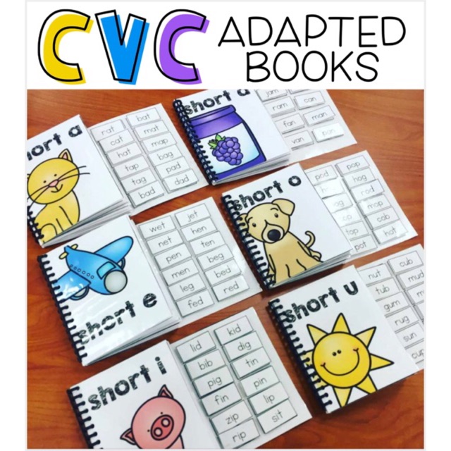 Printable *CVC Adapted Books | Shopee Malaysia