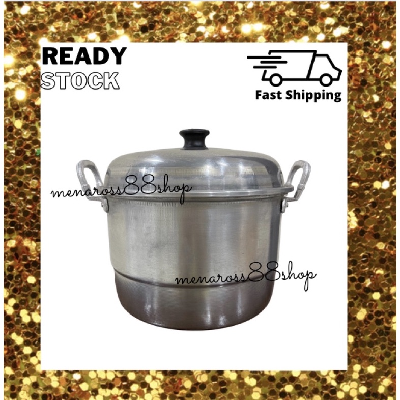 Periuk Kukus Steam Rebus Panci Ekonomi Jawa Dandangan Murah Aluminium ...