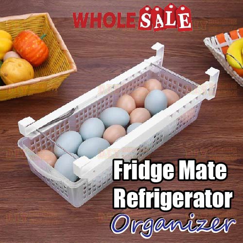 Fridge Mate Refrigerator Pull Out Drawer Space Saving Organise Storage ...