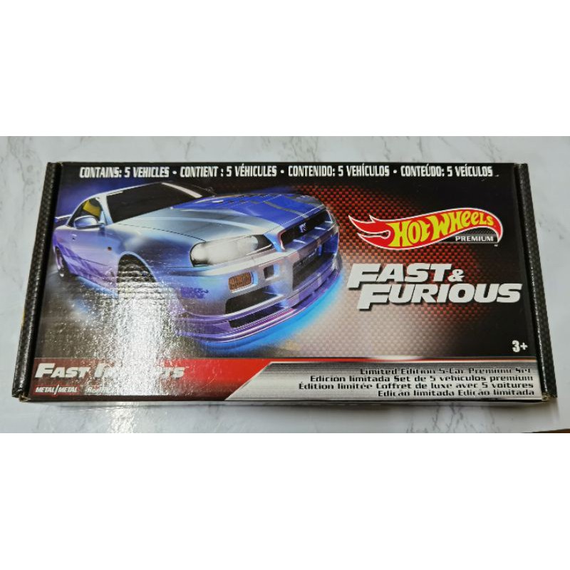 hotwheels fast & furious wave 1 box set fast import with complete 5 ...