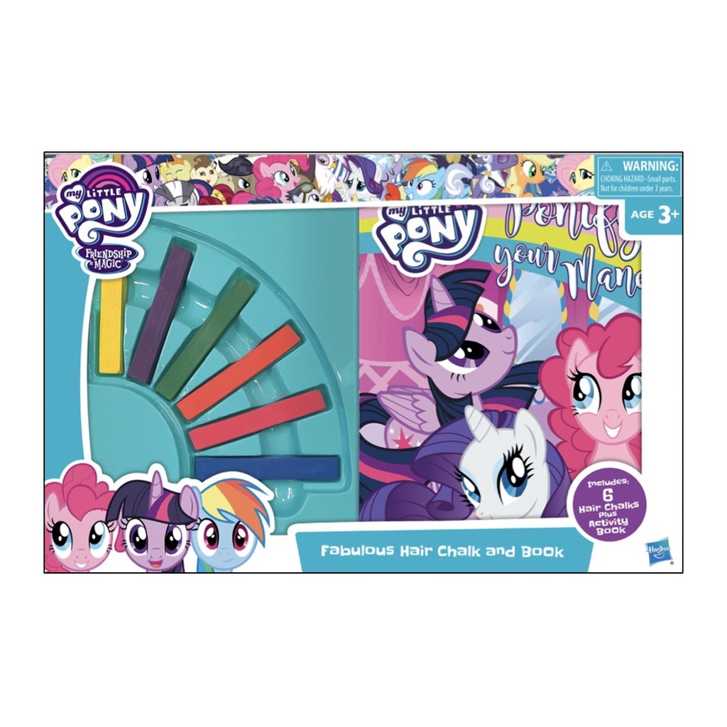 My Little Pony Hair Chalk Book and Kit | Shopee Malaysia