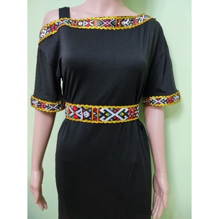 Baju tradisional moden Sabah/Dress Rungus corak pinakol (tidak termasuk ...