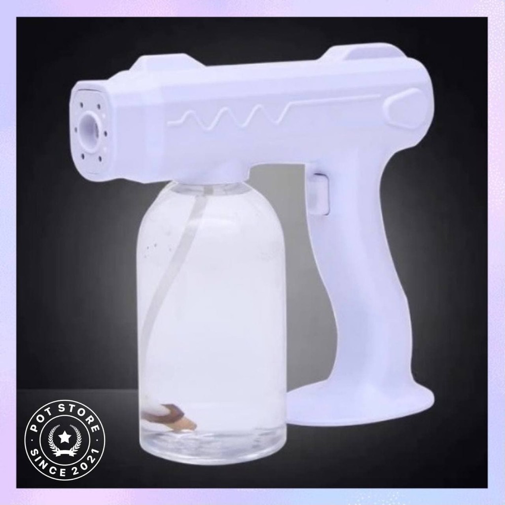 [ Atomizing Disinfection Sprayer Handheld Portable Blue Light Spray Gun ...