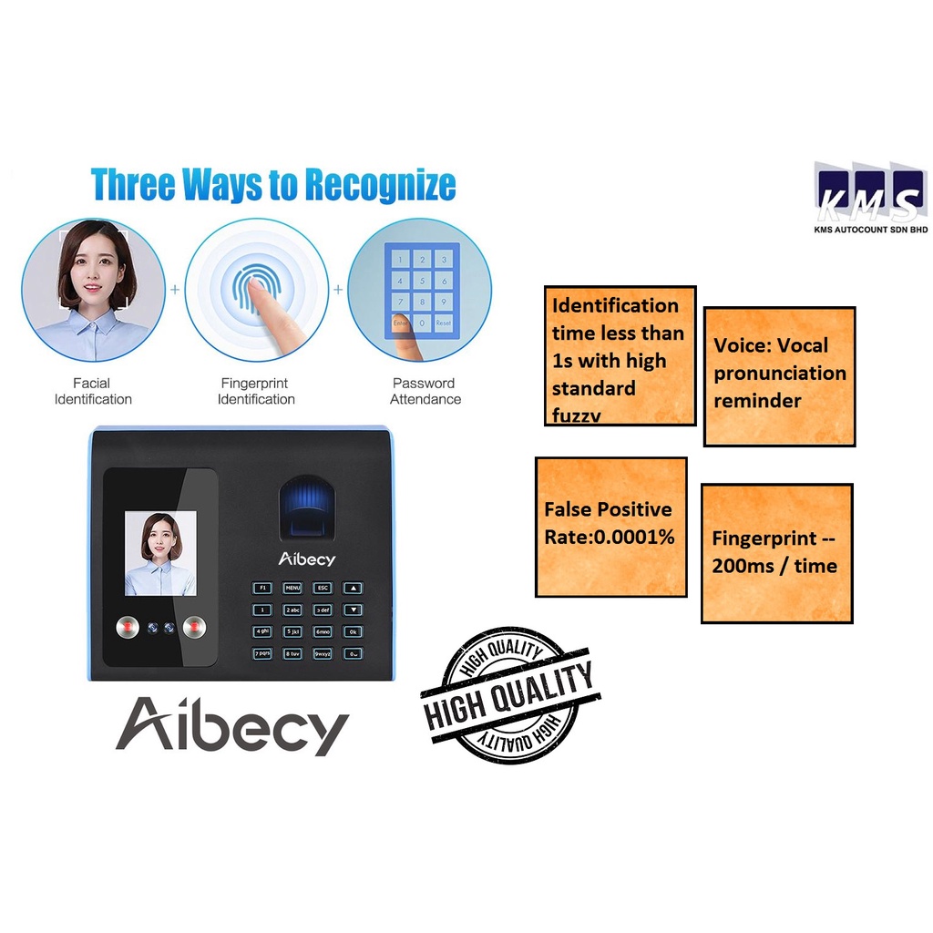 Aibecy Intelligent Attendance Machine Face Fingerprint Password ... Aibecy Intelligent Attendance Machine Face Fingerprint Password ...