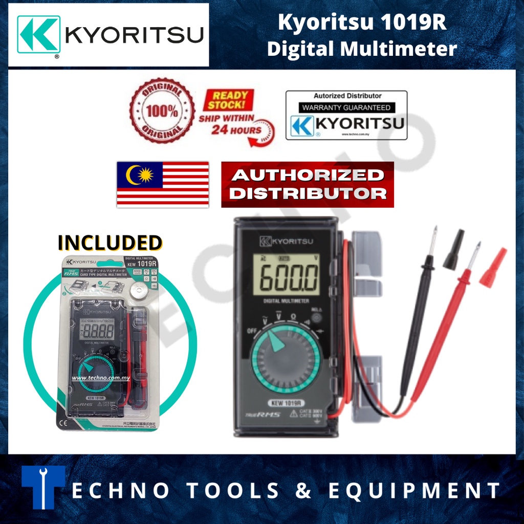 Kyoritsu 1019R Digital Multimeter | Shopee Malaysia