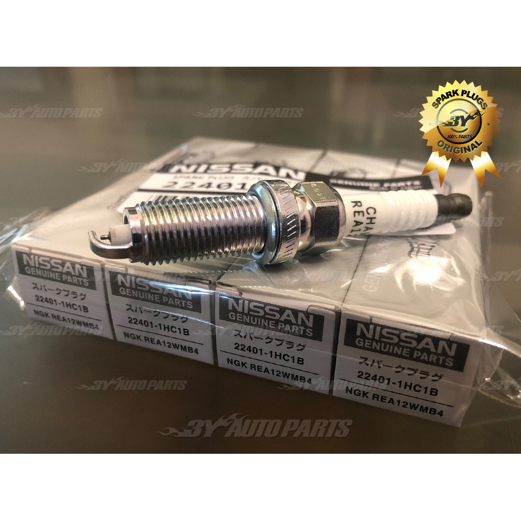 Original 22401-1HC1B NISSAN ALMERA Spark Plug Set (4pcs) REA12WMB4 ...