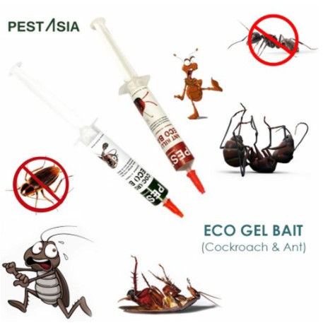 Pest Asia Cockroach Eco Gel Bait Ubat Lipas Ant Killing Ubat Semut Cockroach & Ant Killer/Ubat ...