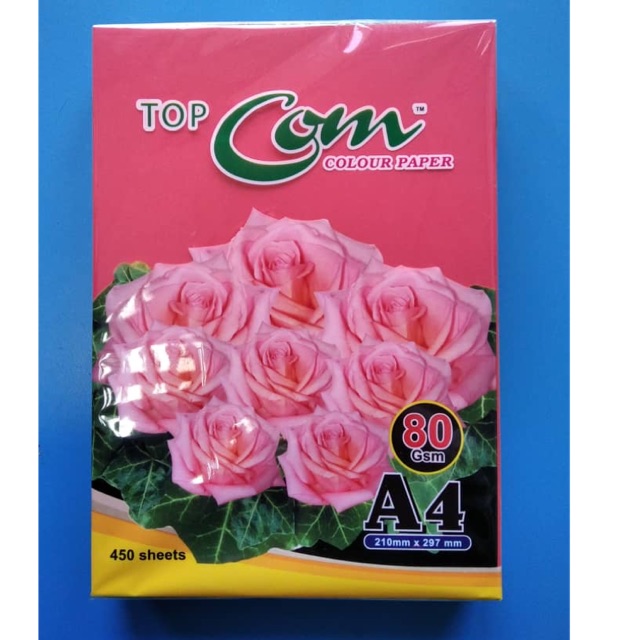 80gsm Mix Color A4 Paper - 5 colors (1 ream/450 sheets) | Shopee Malaysia