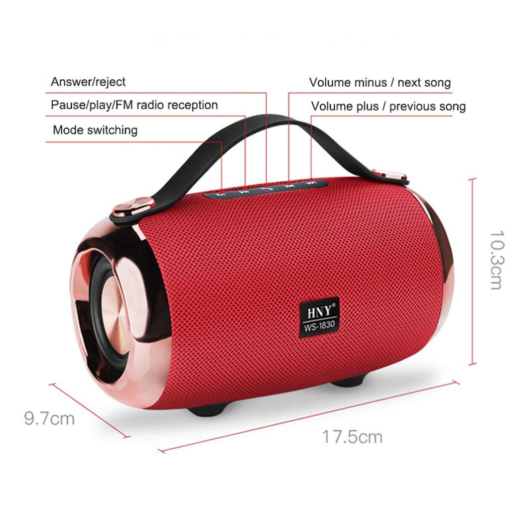 WSTER WS-1830 Portable MINI Wireless Bluetooth Speaker With USB & FM ...