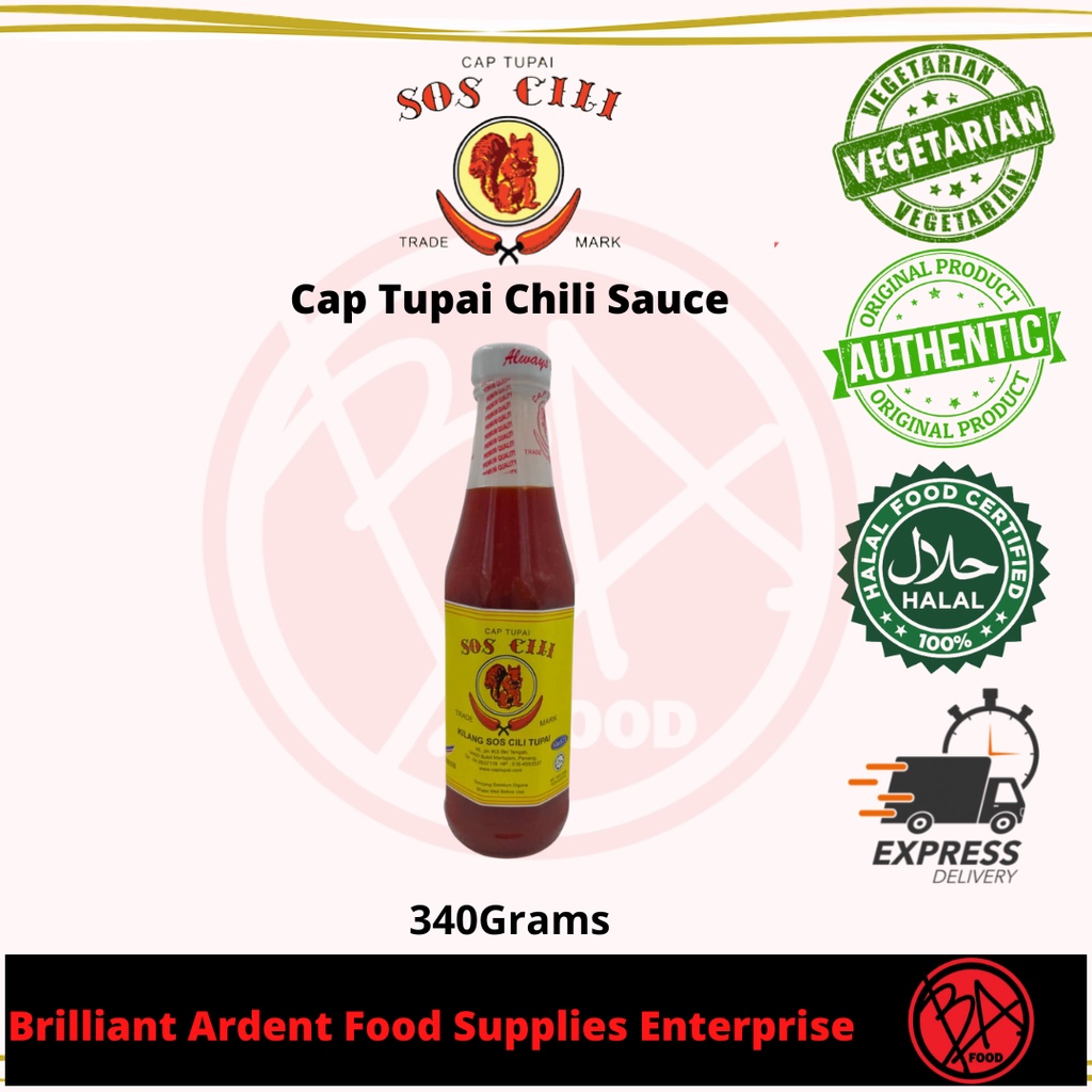 CHILI SAUCE CAP TUPAI/ CILI SOS 松鼠牌辣椒酱 340g | Shopee Malaysia