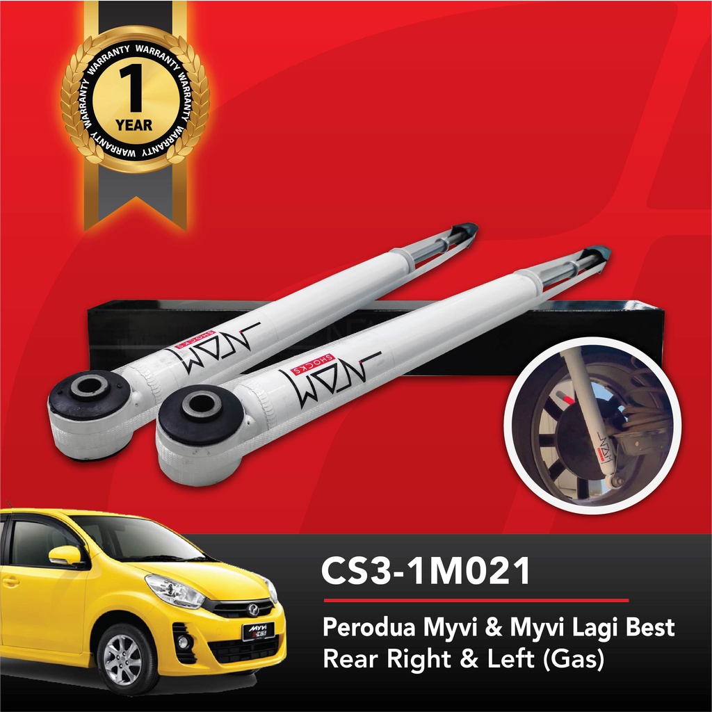 Perodua Myvi & Myvi Lagi Best Nam Shocks Rear Absorber - CS3-1M021 (Left + Right 1 set) | Shopee ...