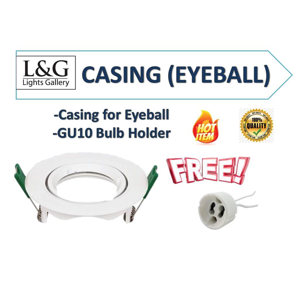 *LightsGallery*: Y-001 Eyeball Casing (GU10) | Shopee Malaysia