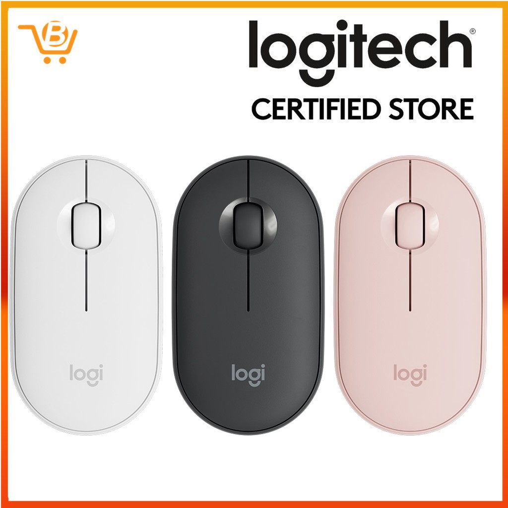 Logitech Pebble M350 Wireless Bluetooth Mouse with Modern Slim & Silent ...