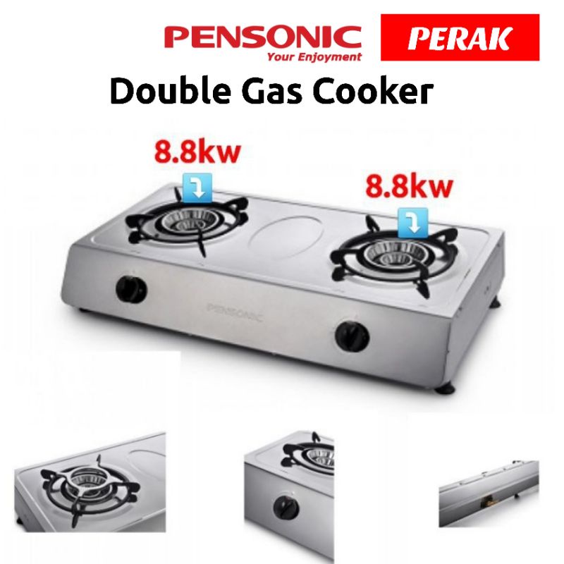 PENSONIC 2 BURNERS GAS COOKER PGC-5602S | Shopee Malaysia PENSONIC 2 BURNERS GAS COOKER PGC-5602S | Shopee Malaysia