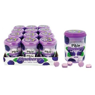 PIKIN PLUM BLUEBERRY TABLET CANDY 35gm X 12 bottle OR 50gm X 12 bottle ...
