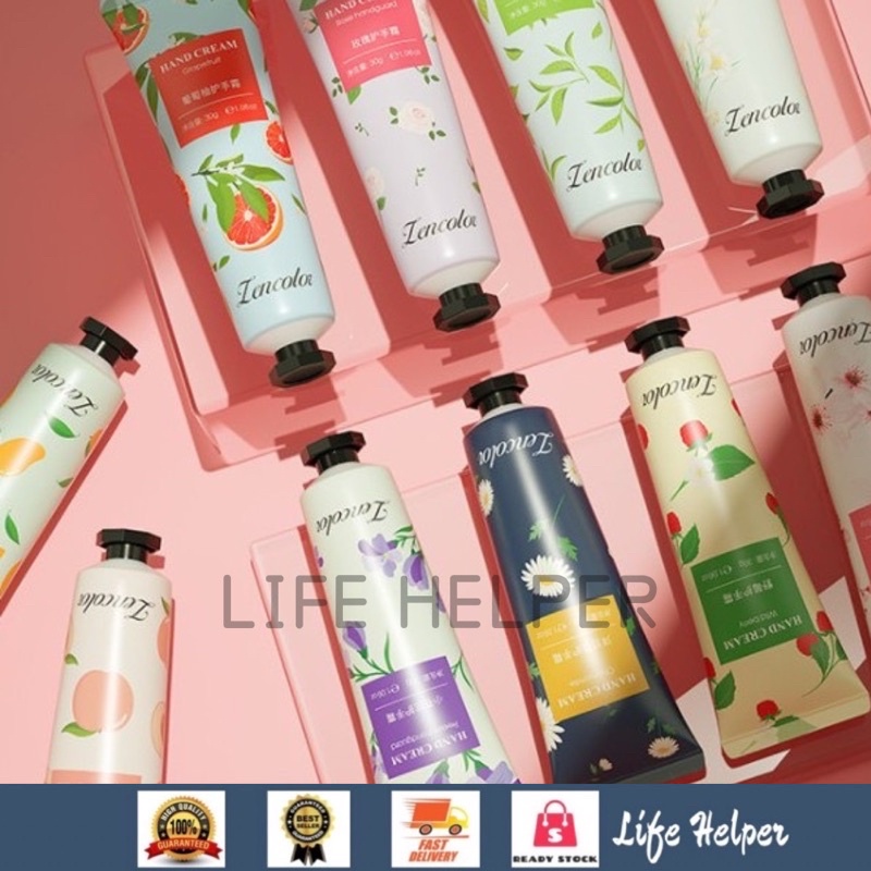 Lencolor Hand Cream Perfume Nature Fragrance Fruit Flower Hand Lotion ...