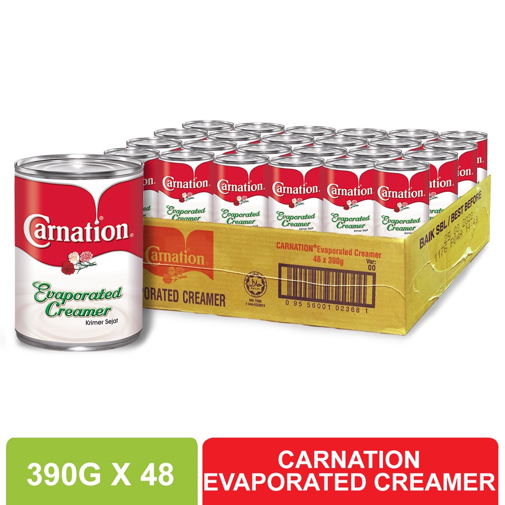Carnation Evaporated Creamer (390g x 48 Tins) | Shopee Malaysia