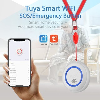TUYA WiFi SOS Button Wireless SOS Emergency Button Alarm Home Burglar ...