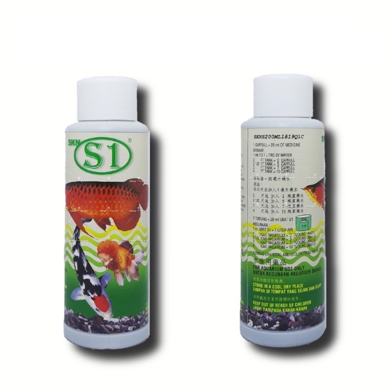 S1 THE BEST ANTI BACTERIAL FISH MEDICINE (200ml) | Shopee Malaysia