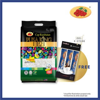 5kg Cap Rambutan Pusa King 1121 Basmathi Rice [Free 1 unit of 3-Stick ...