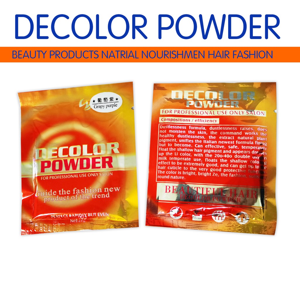 HAIR COLORING DECOLOR POWER (loose pack) | Shopee Malaysia