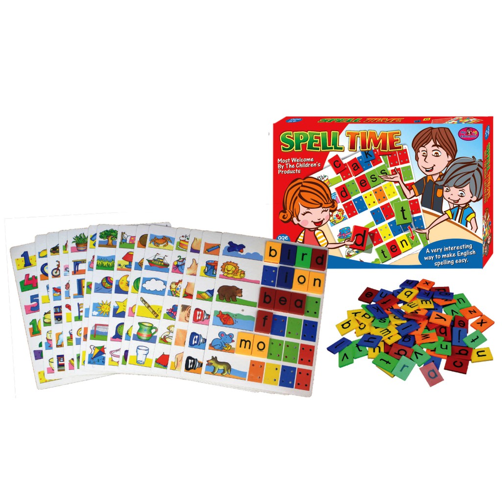 English Spelling Learning Kit "Spell Time" [Ready Stock] Educational ...
