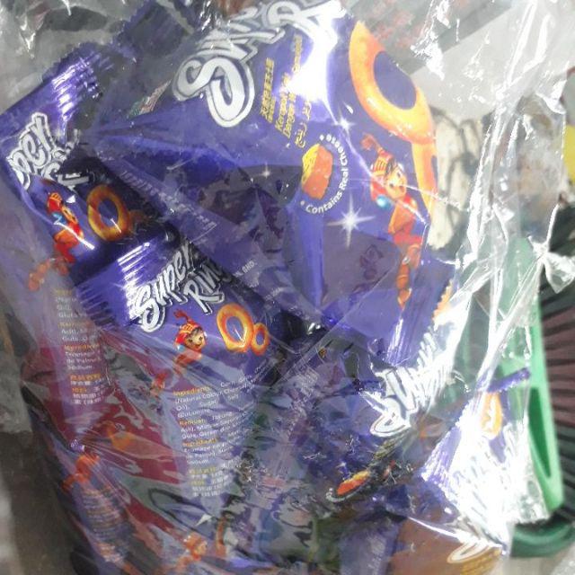 SUPER RING keropok keju dengan warna semula jadi/cheese flavour snack ...