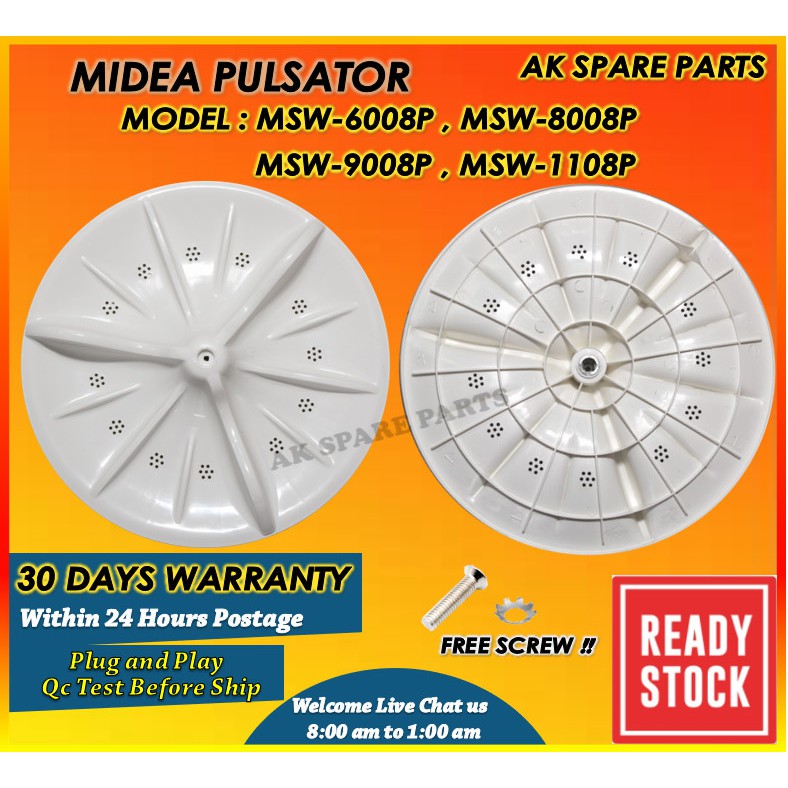 Spare Part Mesin Basuh Midea | Reviewmotors.co