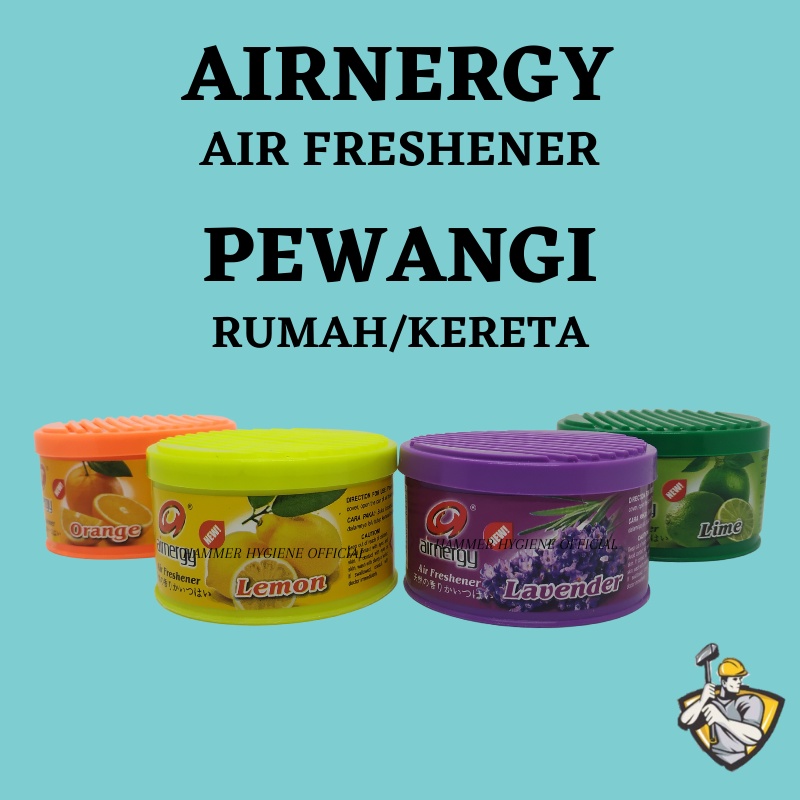 Airnergy Air Freshener_80gm_Gel_4 Fragrances/ Pewangi RUMAH/PEWANGI KERETA/PEWANGI TANDAS ...